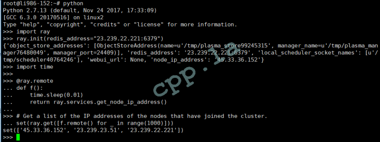 Ray分布式计算探究 – CPP.LA